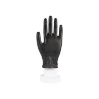 China Heavy Duty Working Diamond Nitrile Gloves Disposable for sale