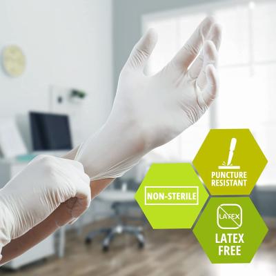 China Disposable Medical Latex Gloves Powdered or Powder Free Sterile CE ISO 240mm Length 5 Sizes for sale