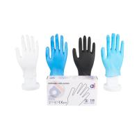 China Powder Free Disposable PVC Vinyl Gloves Food Grade 240mm Length CE Certified for sale
