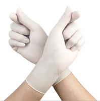 China Orthopaedic Latex Powder Free Gloves Extra Thick White Color 100pcs Box Size XS-XXXL for sale