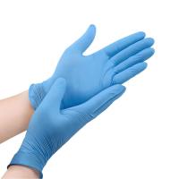 China Disposable Nitrile Examination Gloves CE Powder Free Latex Free 9.5 Inch Length XS to XL for sale