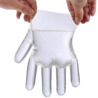 China Polyethylene Disposable Food Prep Gloves 500 Count Powder Free One Size Fits Most for sale