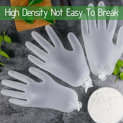 China Vinyl Disposable PVC Transparent Gloves Powder Free Food Grade 240mm Length Bulk Pack for sale