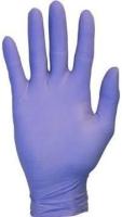 China Powder-Free Nitrile Exam Gloves Medical Grade 240mm Length 0.10mm Thickness Large for sale