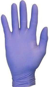 China Powder-Free Nitrile Exam Gloves Medical Grade 240mm Length 0.10mm Thickness Large for sale
