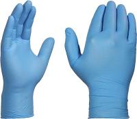 China Nitrile Disposable Exam Gloves 3 mil Latex Free Powder Free Food Safe Blue S M L XL for sale