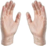 China Clear Vinyl Disposable Gloves 3 Mil Light Duty Medical Exam Gloves Powder Free Latex Free for sale