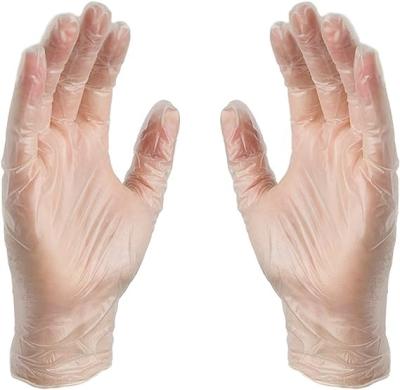 China Clear Vinyl Disposable Gloves 3 Mil Light Duty Medical Exam Gloves Powder Free Latex Free for sale