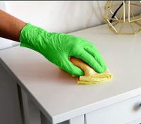 China Green Nitrile Disposable Gloves 3 Mil Medium Powder Latex Free Medical Exam Gloves for sale