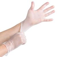 China Powder Free Vinyl Examination Gloves 9.5 Inch Latex Free Disposable Medical Grade for sale