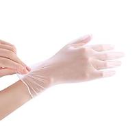 China Disposable PVC Gloves Clear Vinyl Powder Free Non Sterile Ambidextrous Size L 100 Pcs for sale