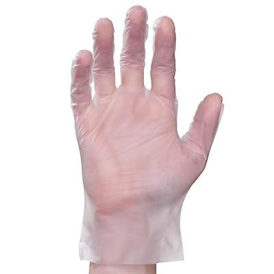 China Clear Eco Friendly Elastipolymer Hybrid Glove Latex Free Powder Free 2.2 Mil Medium for sale