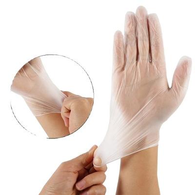 China Powder Free Vinyl Gloves 100 Per Box Latex Free XS-XL Industrial Work for sale