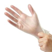 China 100 Per Box Vinyl Gloves Powder Free Non-Textured for sale