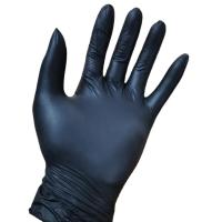 China Disposable Blue Nitrile Vinyl Blend Gloves Powder Free Textured XS-XL 100pcs/box for sale