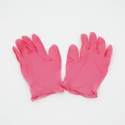 China FDA Disposable Vinyl Gloves 240mm 6.0 Mil Food Service Powder Free Blue for sale
