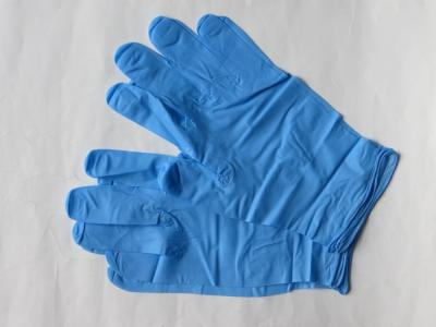 China Disposable Powder Free Nitrile Vinyl Gloves 6.5 Mil Safety Hand Gloves for sale