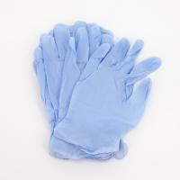 China Blue Powder Free Disposable Vinyl Gloves 100pcs per Box 5 Year Shelf Life for sale