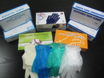 China ASTM D5250 Disposable Latex Powder Free Vinyl Gloves 11Mpa Tensile Strength 240mm Length for sale
