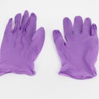 China Disposable Nitrile Examination Gloves Powder Free Medical Grade AQL 1.5 240mm Length for sale