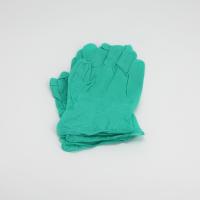 China Disposable Natural Powder Free Medical Non Sterile Examination Latex Gloves 240mm Length for sale