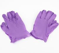 China Disposable Nitrile Examination Gloves Powder Free Medical Grade AQL 1.5 240mm Length for sale