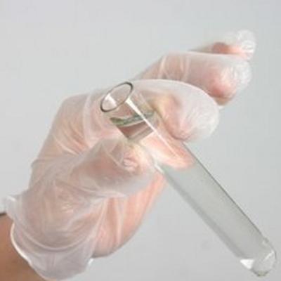 China Transparent PVC Disposable Gloves Powder Free 0.10mm Thickness Industrial Grade for sale