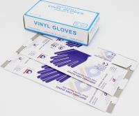 China 0.10mm Vinyl Disposable Gloves Latex Free Powder Free Industrial Grade 240mm Length for sale