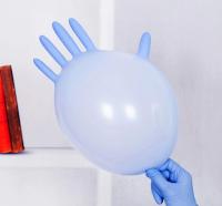 China Powder Nitrile Surgical 5.5g Vinyl Examination Gloves for sale