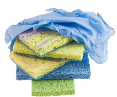 China ISO Eco PVC Powder Free 0.83mm Disposable Catering Gloves 240mm Length for sale