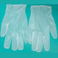 China Latex Free Food Grade Vinyl Disposable Gloves 300mm Length AQL 2.5 for sale