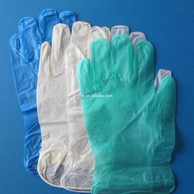 China ASTM D6319 Disposable 230mm 14Mpa Vinyl Long Cuff Glove for sale
