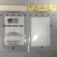 China 95kPa Biohazard Specimen Transportation Bag Class II 7 Slot 150mm x 240mm for sale