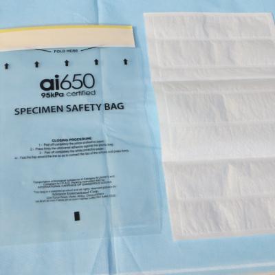 China LDPE Plastic 7 Slot  Virus Transportation Class II 95Kpa Bag for sale