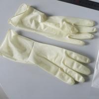 China Sterile Latex Surgical Hand Gloves Powder Free 240mm Length CE ISO Certified for sale
