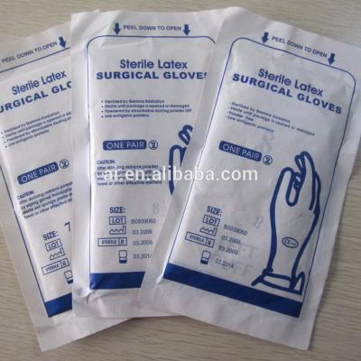 China Sterile Disposable Latex Surgical Gloves CE ISO 9001 240mm Length Medical Examination for sale