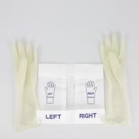 China Disposable Powder Free Latex Examination Gloves Medical Safety CE ISO 5 Sizes for sale