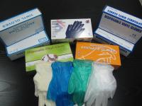 China 4.5g Surgical Disposable Powder Free Vinyl Hand Gloves 240mm Length AQL 1.5 for sale