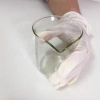 China 4.5g Surgical Disposable Powder Free Vinyl Hand Gloves 240mm Length AQL 1.5 for sale