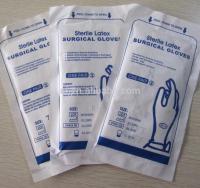 China Sterile Latex Surgical Gloves Powdered CE ISO 5 Sizes XS to XL for sale