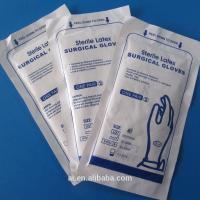 China China Disposable Latex Medical Surgical Gloves Sterile AQL 1.5 9MPa for sale