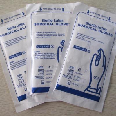 China Disposable Latex Medical Examination Gloves 240mm Length CE ISO Certified for sale