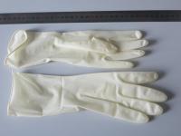 China Disposable Latex Medical Examination Gloves 240mm Length CE ISO Certified for sale