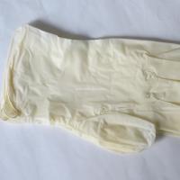 China Latex Surgical Gloves Powder Free AQL 1.5 Grade A 240mm Length Sterile Disposable for sale