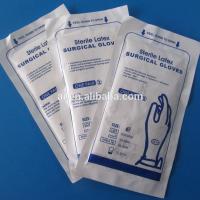 China Disposable Latex Gloves Natural Malaysia Rubber AQL 1.5 Surgical Grade Industrial Protection for sale