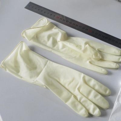 China Natural Latex Examination Gloves Ambidextrous AQL 1.5 2.5 4.0 Medical Industrial Grade for sale