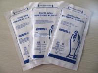 China China White Latex Disposable Gloves AQL 1.5 Surgical Grade 260mm Length for sale