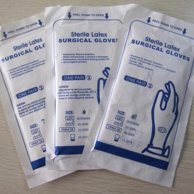 China Powder Free Latex Examination Disposable Gloves AIC Malaysia CE ISO 9001 for sale