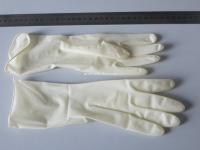 China Disposable Powdered Latex Surgical Gloves Medical Grade CE ISO 9001 Sizes XS to XL for sale