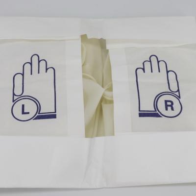 China Medical Examination Latex Gloves Surgical Powder Free CE ISO 9001 240mm Length for sale